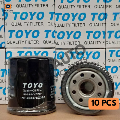 Toyo Oil Filter Z386 SZ386 With Anti-Drain Valve x 10pcs | eBay Australia