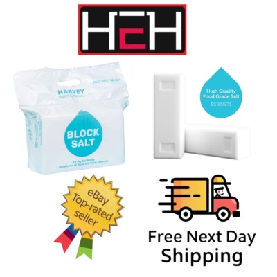 Harveys Salt Block Water Softeners - 2 x 4KG Per Bag | eBay UK