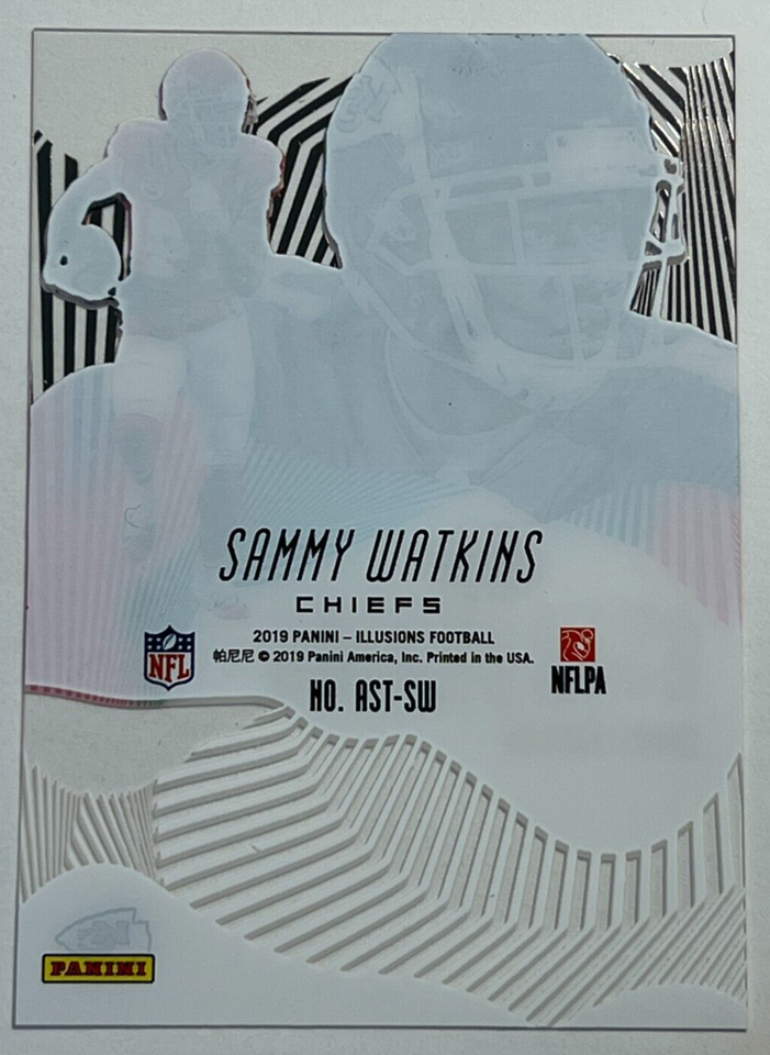2019 Panini Illusions Football #AST-SW Sammy Watkins Astounding Acetate ...