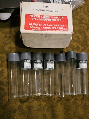 Cole-Parmer Turbidity Standards Pack, 0.5 10 40 NTU AEPA-1 | eBay