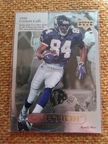 Randy Moss 1999 UpperDeck Ovation "Curtain Calls" Silver Border | eBay