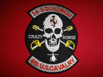 US Army 3rd Squadron 4th Cavalry Regiment CRAZY HORSE Vietnam War Patch ...