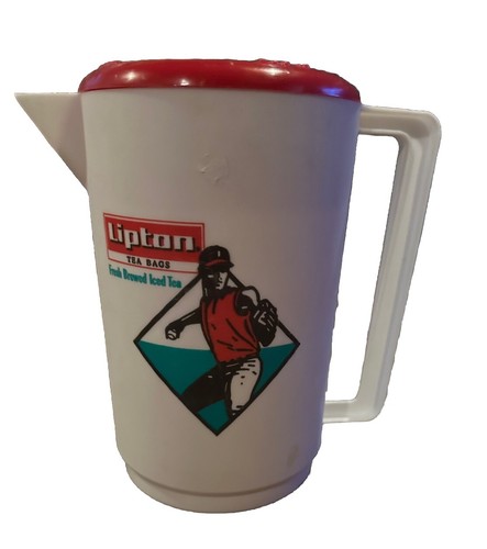 Vintage Lipton Iced Tea Pitcher Featuring Fredrick Keys Baseball ...