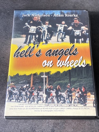 HELL S ANGELS ON WHEELS DVD JACK NICHOLSON ADAM ROARKE US FILMS FRANCE | eBay