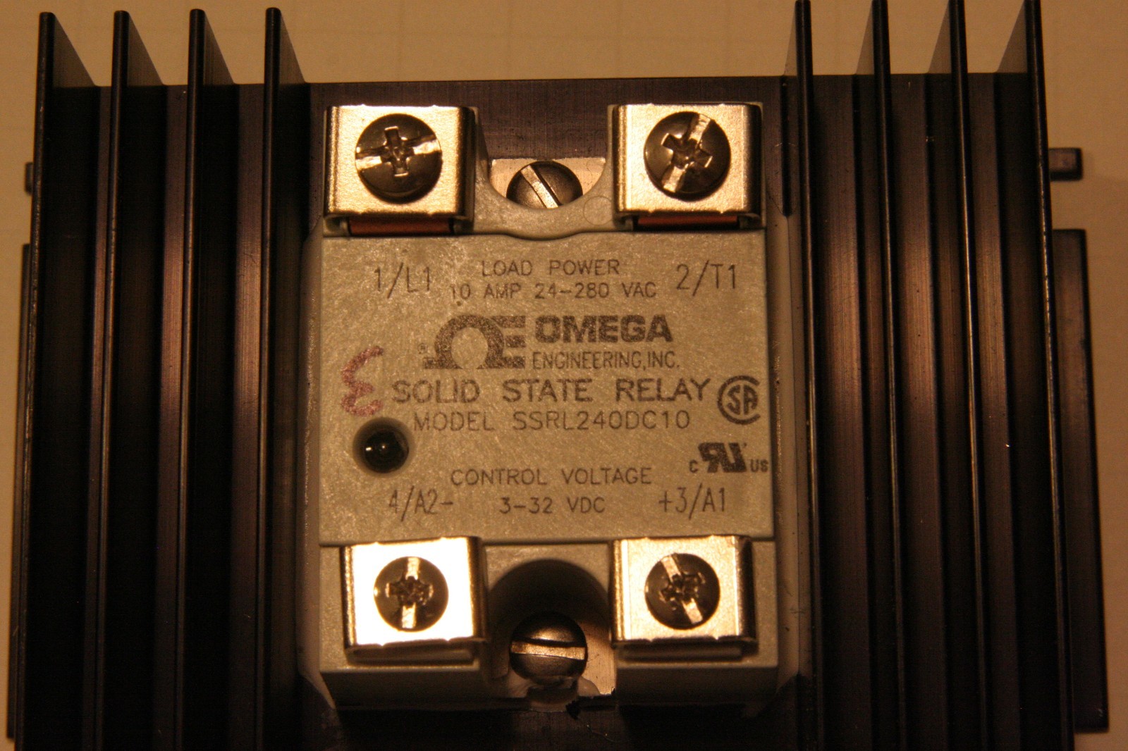 OMEGA SOLID STATE RELAY SSR MODEL SSR240DC10 | eBay