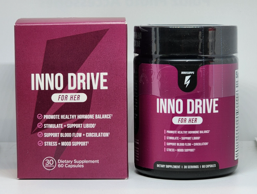 InnoSupps Inno Drive For Her Libido Support 60 Capsules New Exp. 06/ ...