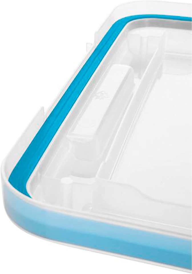 37 Qt Gasket Box, Stackable Storage Bin with Latching Lid and Tight ...
