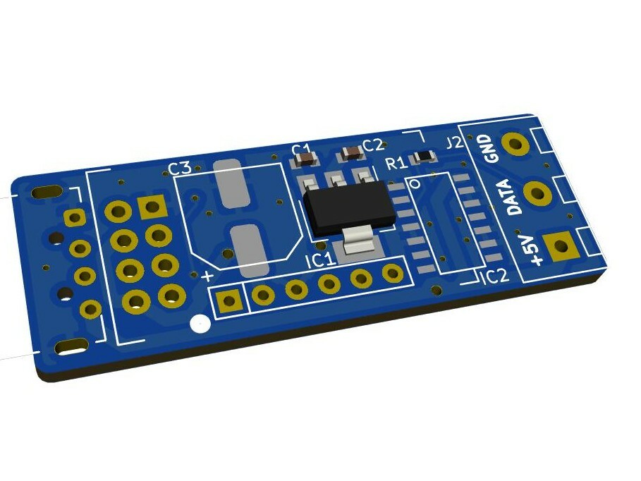 ESP-01 - WS2811/WS2812 LED Driver Board - ESP8266 - WLED - FastLED - No ...