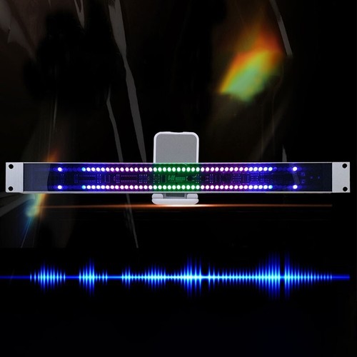 19" 1U USB Sound Control LED Music Spectrum Display Suitable for Audio ...