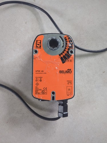 Belimo LF24 US Damper Actuator 24V 35 in-lb Spring Return Fail-Safe On ...