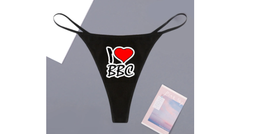 I Love BBC Thong Underwear HOTWIFE BBC QOS CUCKOLD | eBay