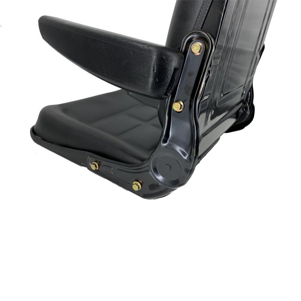 High Back Lawn Mower Seat w/ Armrests Black Exmark, Ferris, Grasshopper ...