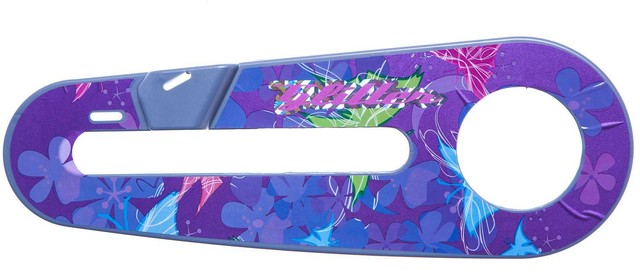 GLITTER DESIGN KIDS Bike/Bicycle CHAIN GUARD for 12" WHEELS in Purple ...