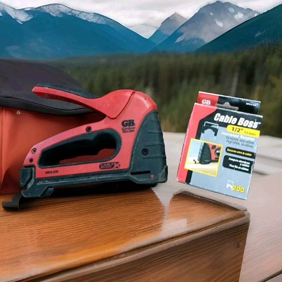 GB Gardner Bender MSG-500 Cable Boss Professional STAPLE GUN with Wire ...