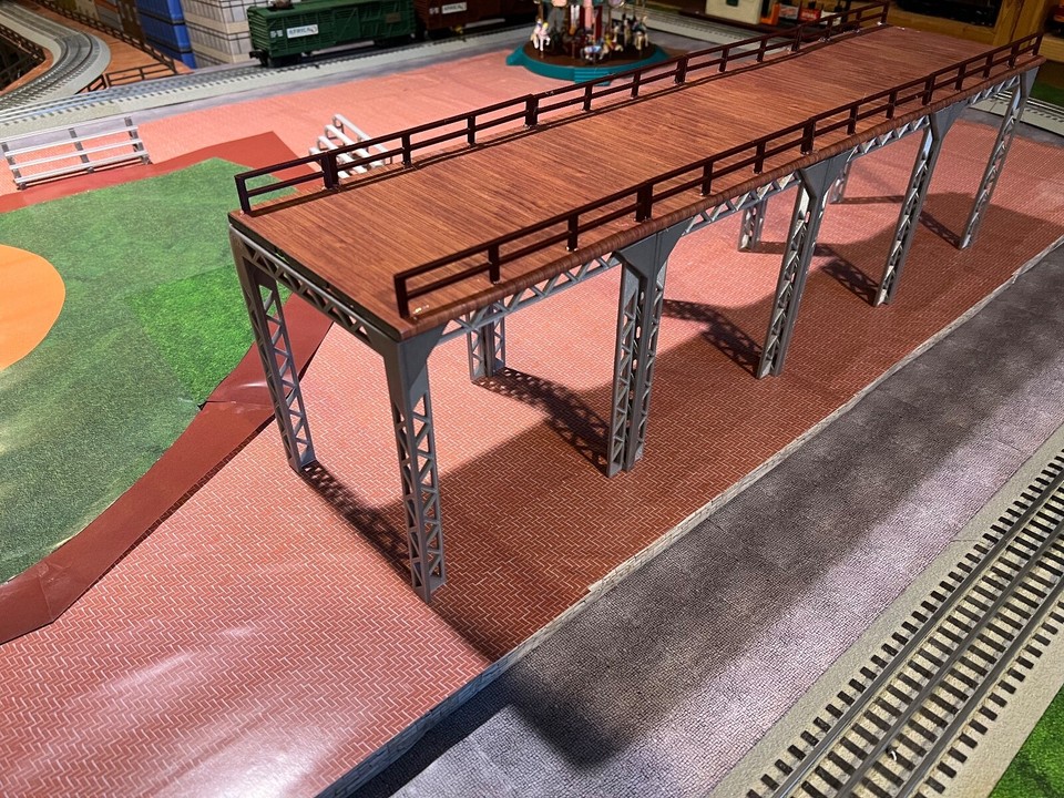O Scale Bridge Trestle Kit 24" Long by 6" Wide by 6.5" High Elevated ...