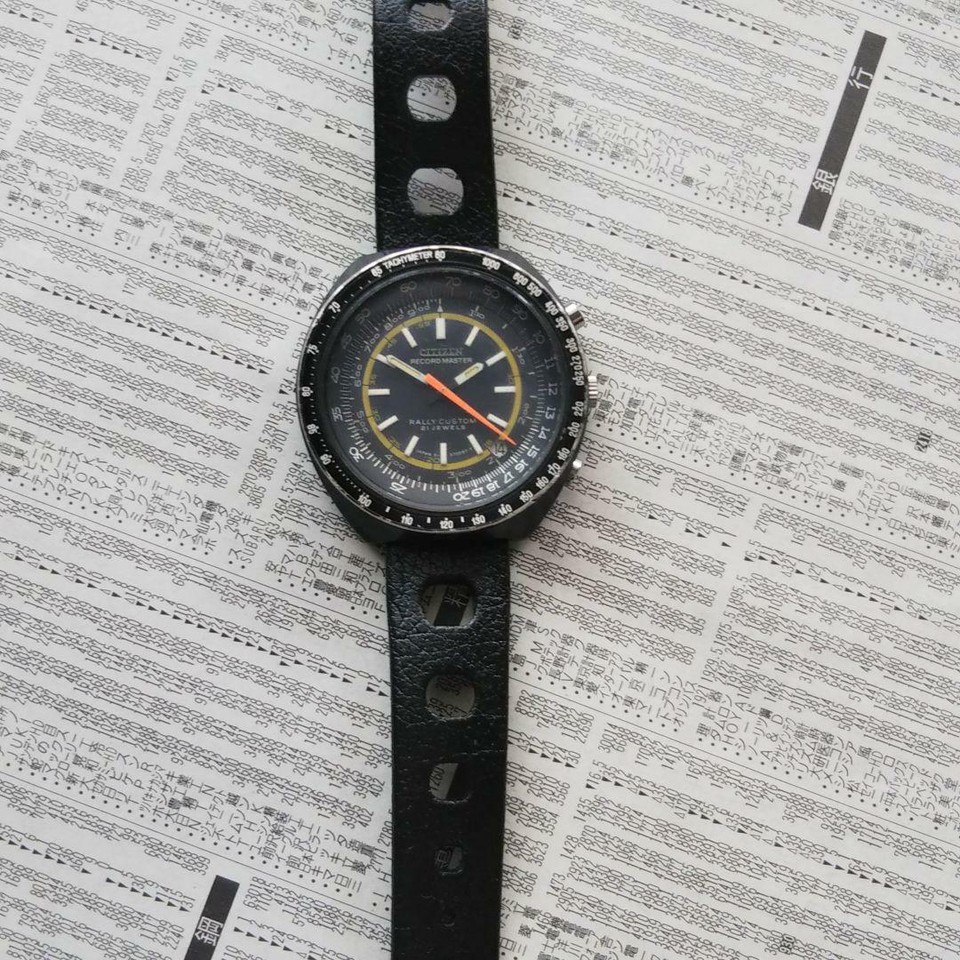 Citizen Record Master 4-570057 TA Chronograph Vintage Manual Winding ...