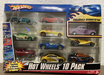 2007 HOT WHEELS 10 Pack Exclusive Decorated Car | eBay