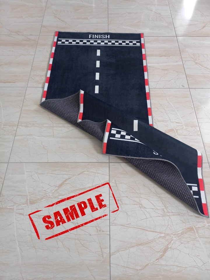 Race Track, Race Track Rug,Start Line,Finish Line,Hallway Rug,Long ...