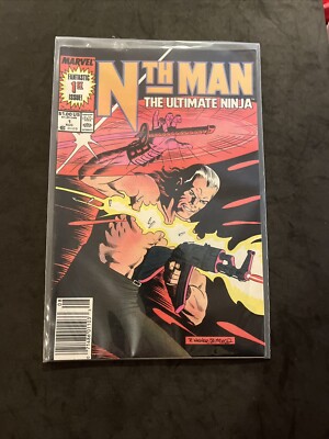 Nth Man The Ultimate Ninja #1 Marvel Comic Book 1989 FANTASTIC 1st ...