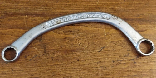 Vintage Craftsman USA V-Starter & Manifold Obstruction Wrench 9/16"- 5/ ...