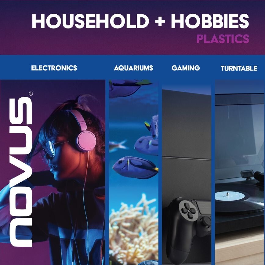 Novus Plastic Polish Kit #1, #2, and #3, 8oz. Each with 6 Polish Mates ...