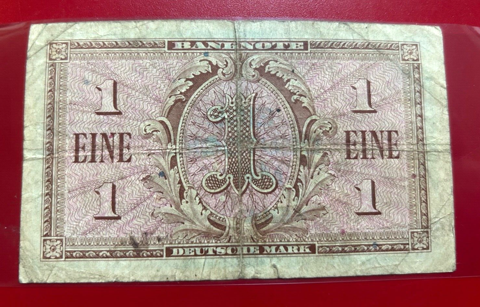 1948 GERMANY FEDERAL REPUBLIC ONE MARK BANKNOTE | eBay
