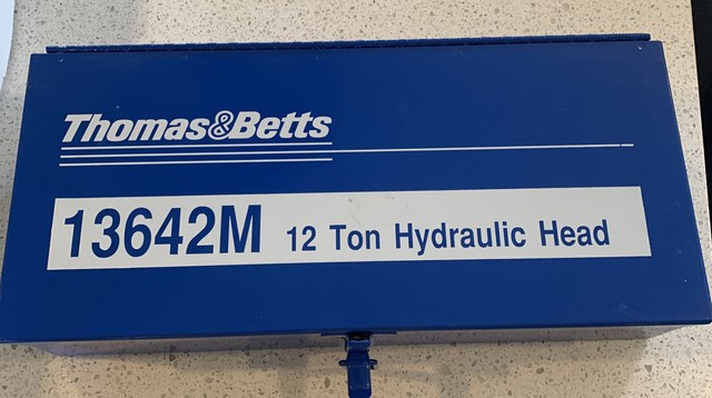 Thomas & Betts 12 Ton Hydraulic Crimping Head Model 13642M With ...