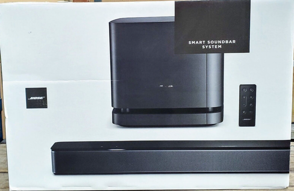 Bose Smart Soundbar 300 & Bass Module 500 Subwoofer Bluetooth Alexa Wi ...