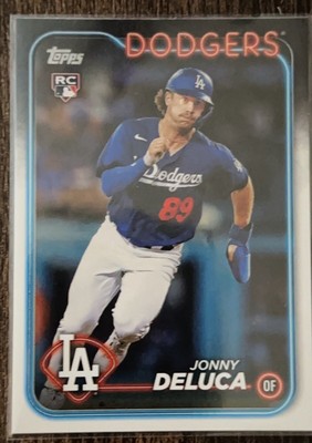 2024 TOPPS JONNY DELUCA #233 LOS ANGELES DODGERS RC SERIES ONE | eBay