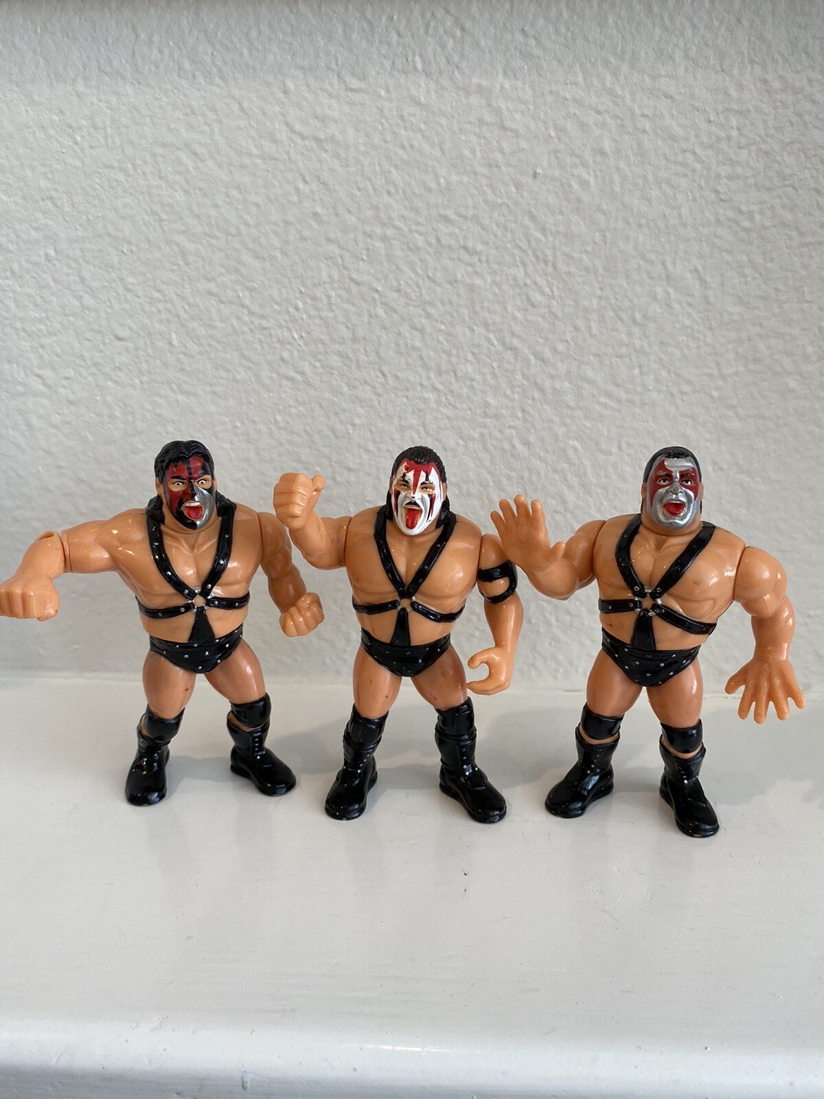 lot (3) WWF Hasbro DEMOLITION - AX, SMASH & CRUSH WWE 1990s Wrestling ...