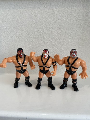 lot (3) WWF Hasbro DEMOLITION - AX, SMASH & CRUSH WWE 1990s Wrestling ...
