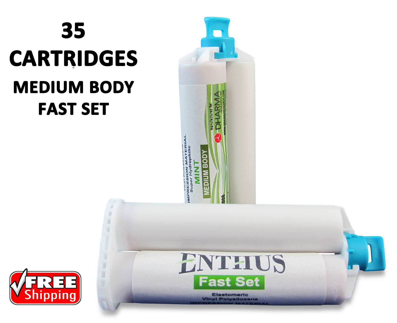 Enthus Medium BODY VPS Impression Material FAST Set 35 X 50ML ...