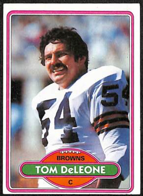 1980 Topps Tom DeLeone #129 Cleveland Browns | eBay
