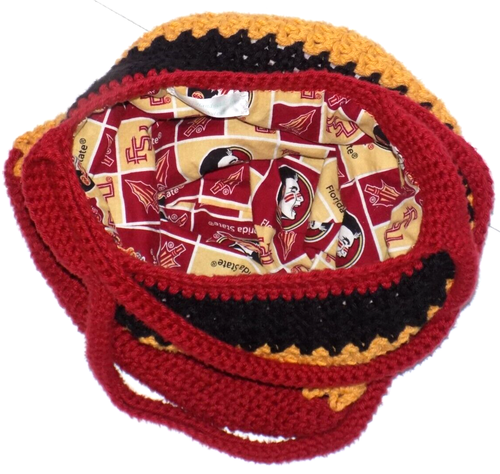 Florida State University Seminoles FSU Handmade Crochet Shoulder Hand ...