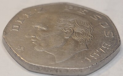 1979 Mexico Diez 10 Pesos Miguel Hildalgo 7 Sided coin KM#477 US SELLER ...