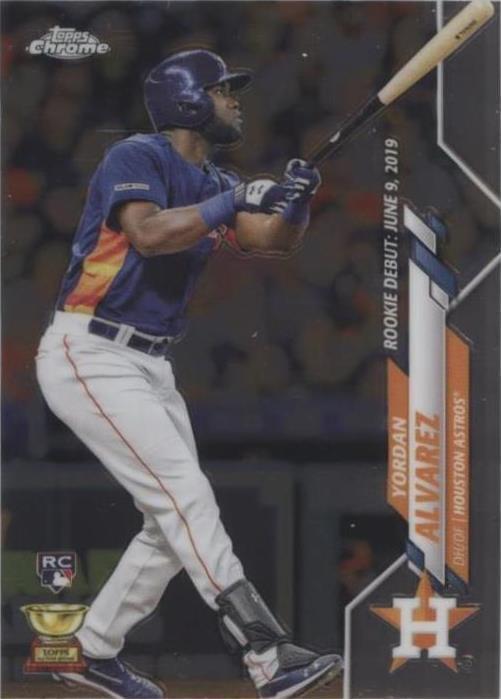 2020 Topps Chrome Update Series - Rookie Debut Yordan Alvarez #U-53 (RC ...