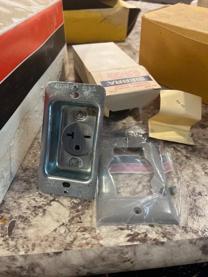sierra universal hanger recessed receptacle 2162G | eBay