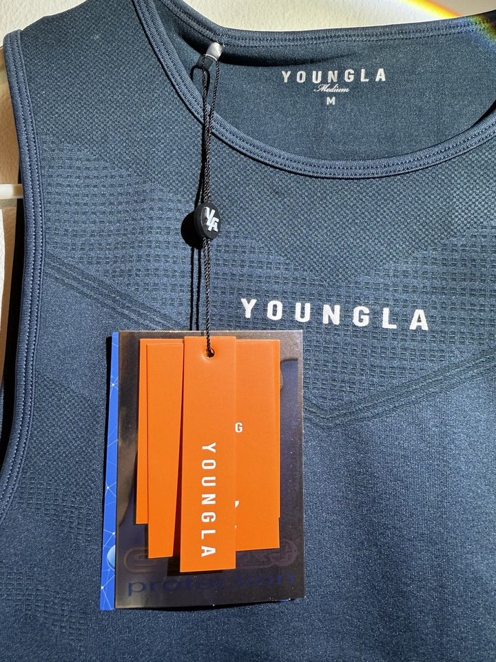 YoungLA Compression Tank Top #343 MEN Size Medium - Color Teal - New ...