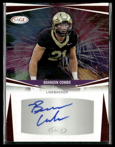 2025 SAGE HIT #A-BC Branson Combs Autographs Red | eBay