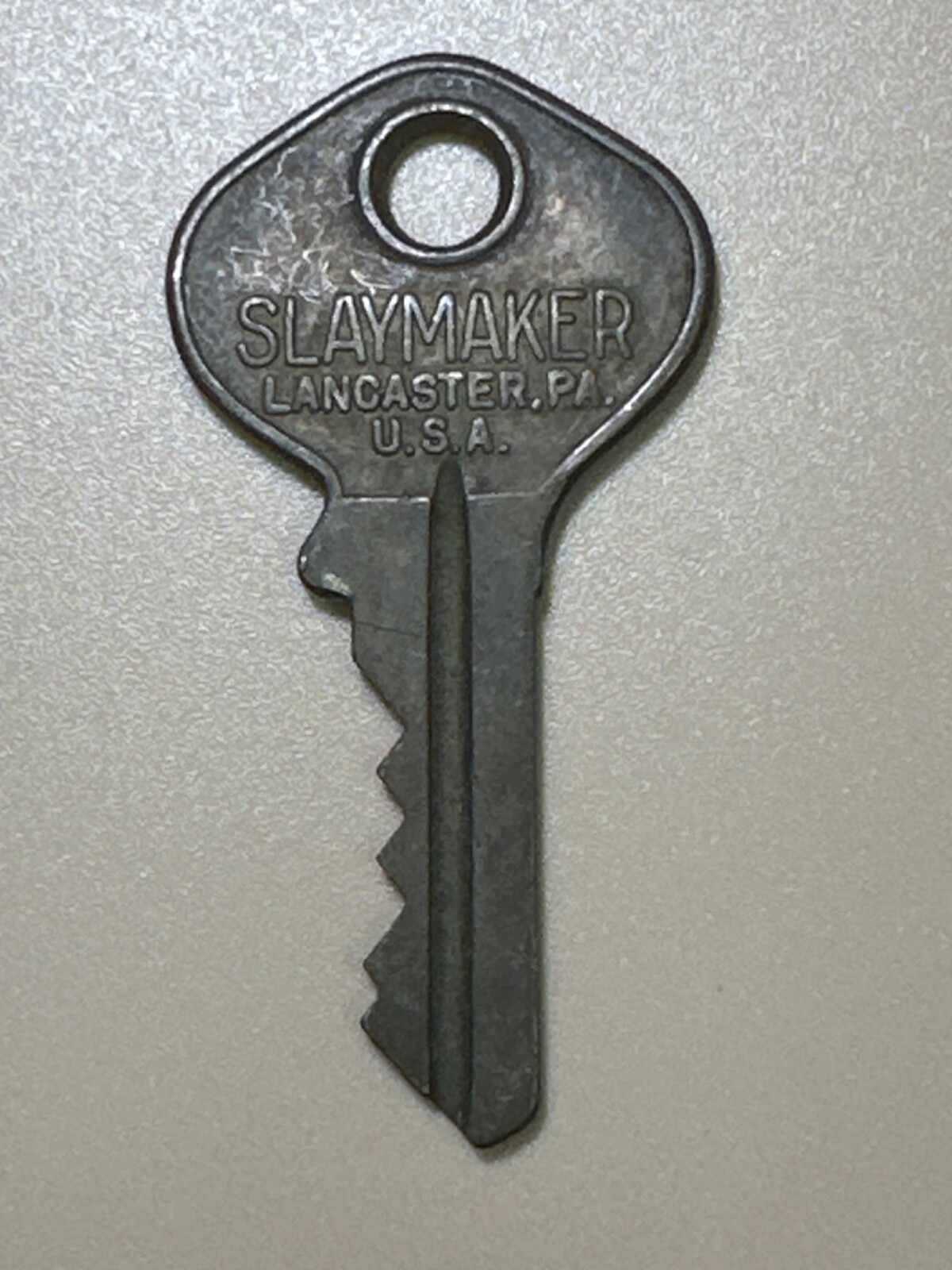 Vintage Factory VERY OLD Slaymaker padlock Door Key USED #BN162 | eBay