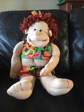 Vintage Rigadoon Gang Puppet Doll Plush Leader Joe Large Red Wool Hair ...