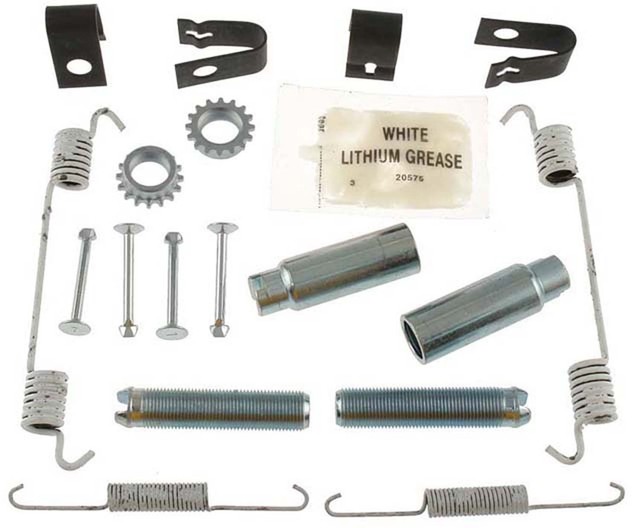 Parking Brake Hardware Kit-Drum Brake Shoe Adjuster and Return Spring ...