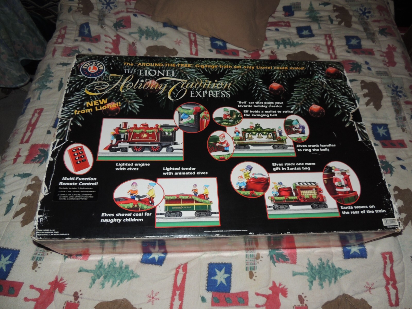 LIONEL HOLIDAY TRADITION EXPRESS TRAIN SET G GAUGE CHRISTMAS 7-11000 | eBay