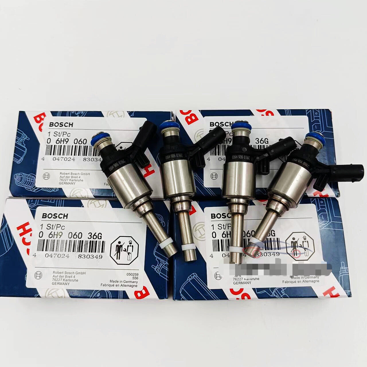 4PCS OEM BOSCH Fuel Injectors 06H906036G Fit For VW GTI AUDI A3 A4 A5 ...