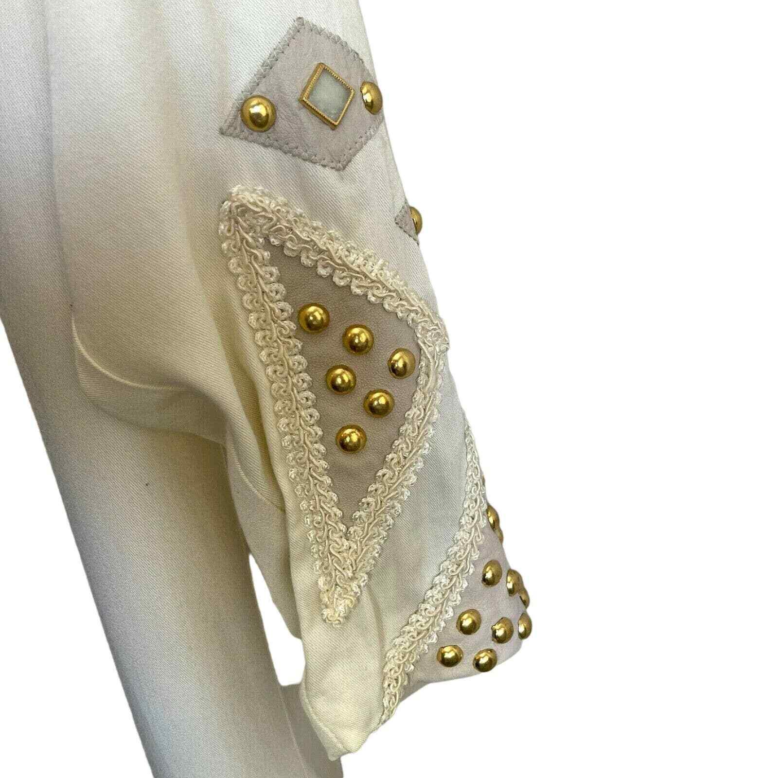 Vintage Xavier & Renee Ivory 3-In-1 Set Blouse, Blaze… - Gem