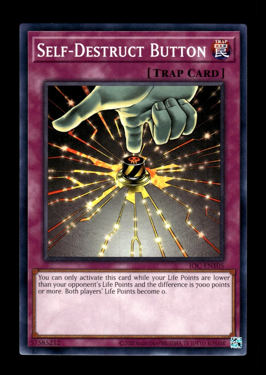 Self Destruct Button Yugioh