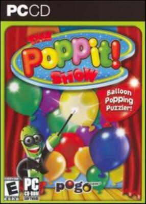 The Poppit Show + Manual PC CD match color balloon popping arcade ...