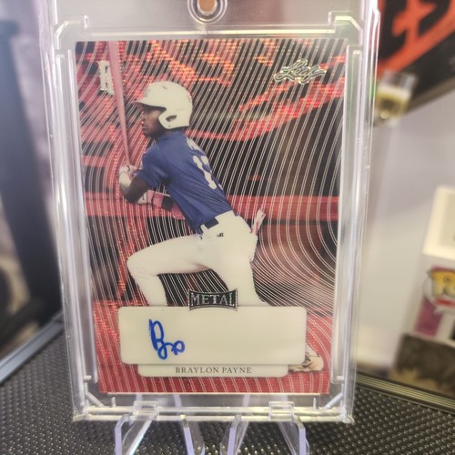 2023 Leaf Perfect Game N/S Braylon Payne Red Wave Prizm Auto #2/5 | eBay