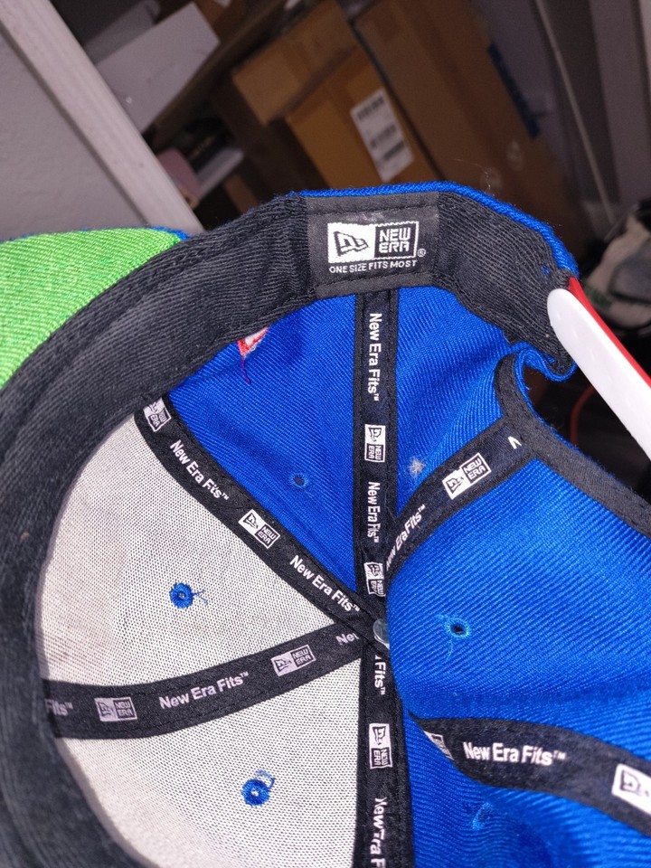 New York Giants NY New Era Geo Block 9FIFTY Adjustable Snapback Cap Hat ...