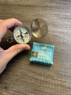 Vintage Wilkie Pocket Compass Taschen Kompass Western Germany | eBay.de